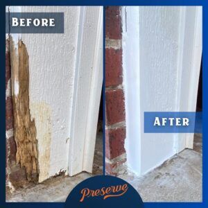 How To Repair A Door Frame With Wood Filler - Preservan